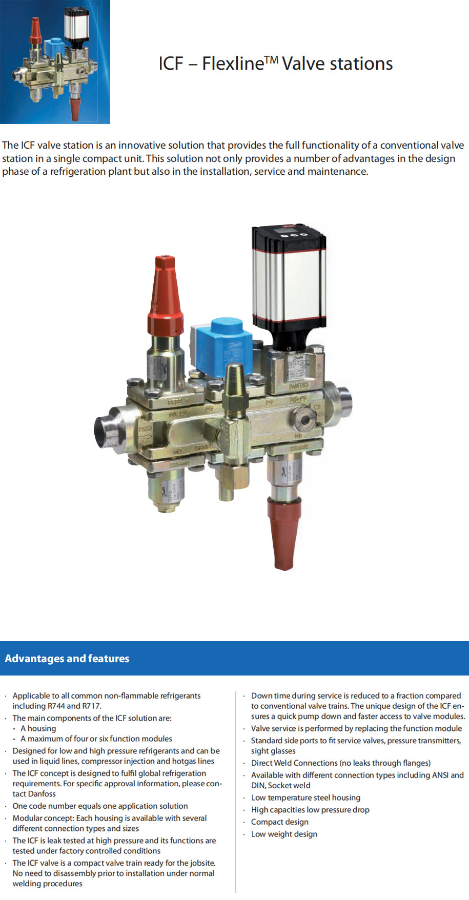 ICF-Flexline Valve stations